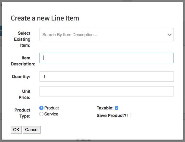 Line Items Panel | Hibbitts Auto Pro