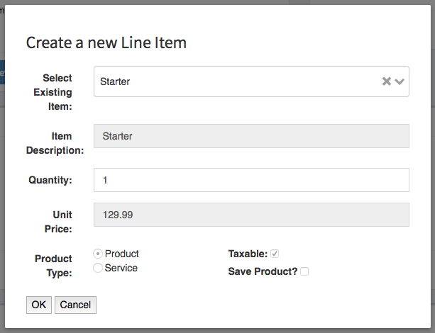 Line Items Panel | Hibbitts Auto Pro