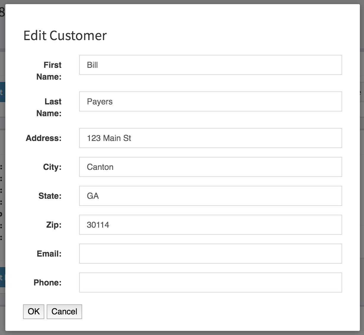 Edit a Customer From the Customer Detail Page | Hibbitts Auto Pro
